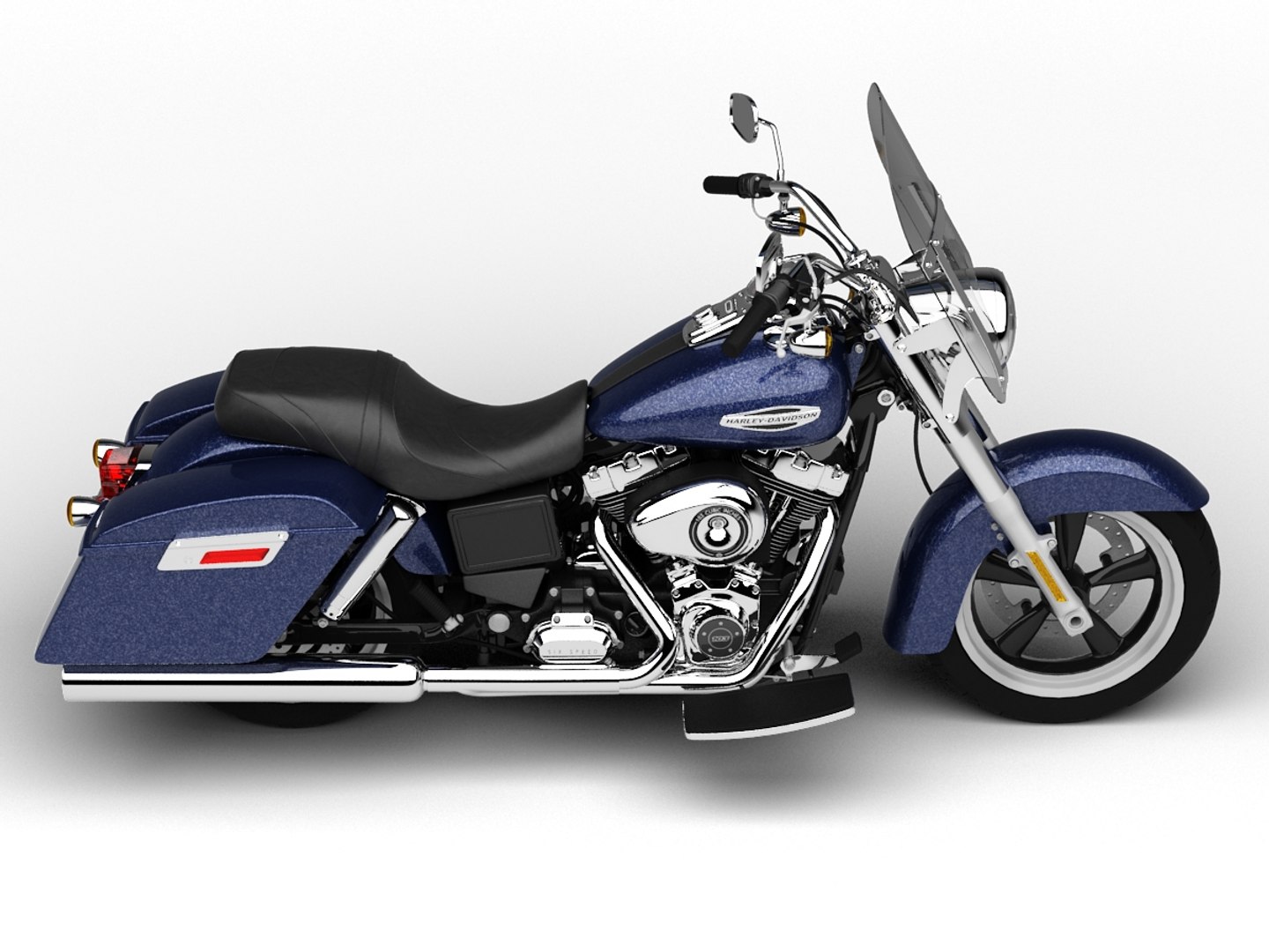 3ds max harley-davidson fld dyna switchback