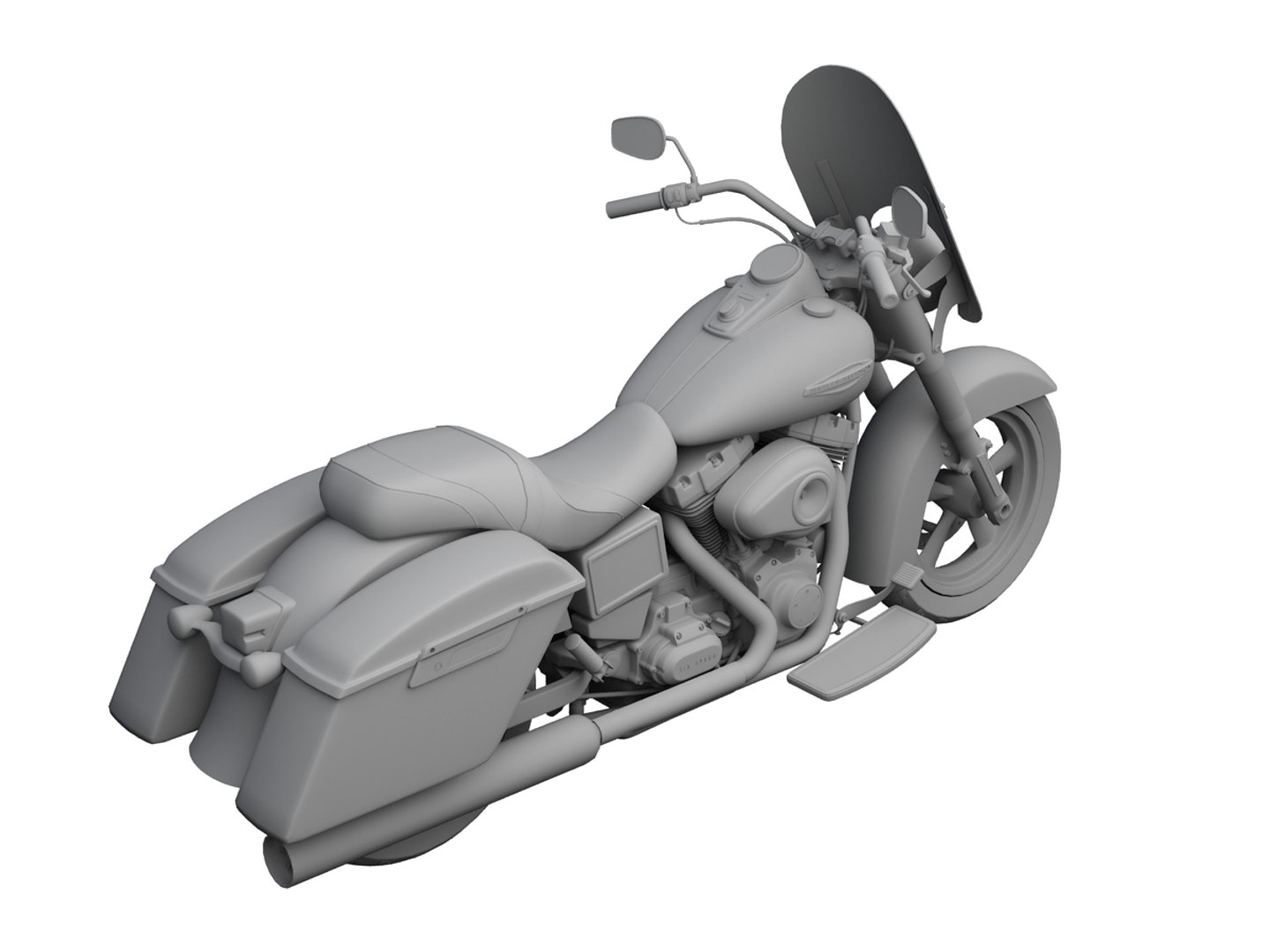 3ds max harley-davidson fld dyna switchback