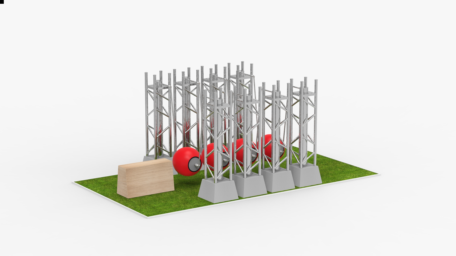 Obstacles Course Collection model - TurboSquid 1765449