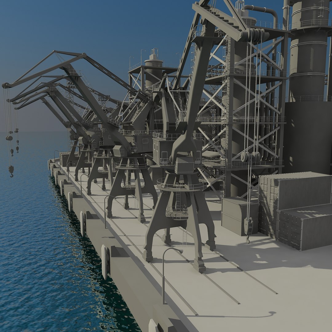 Industrial Port Plant Max