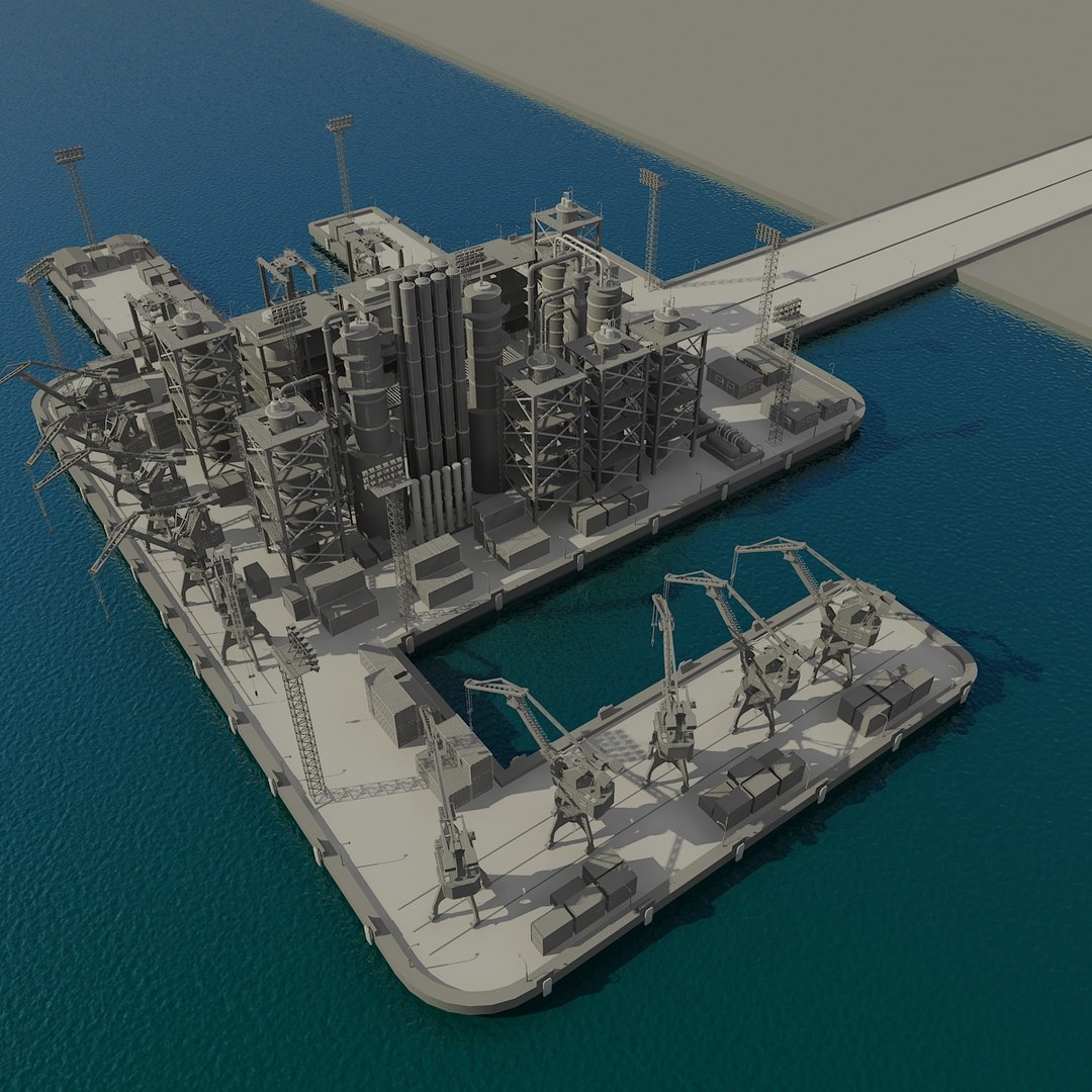 Industrial Port Plant Max