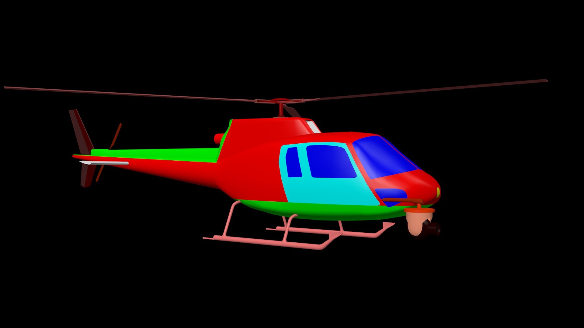 AS350-HELICOPTER 3D Model - TurboSquid 2080790