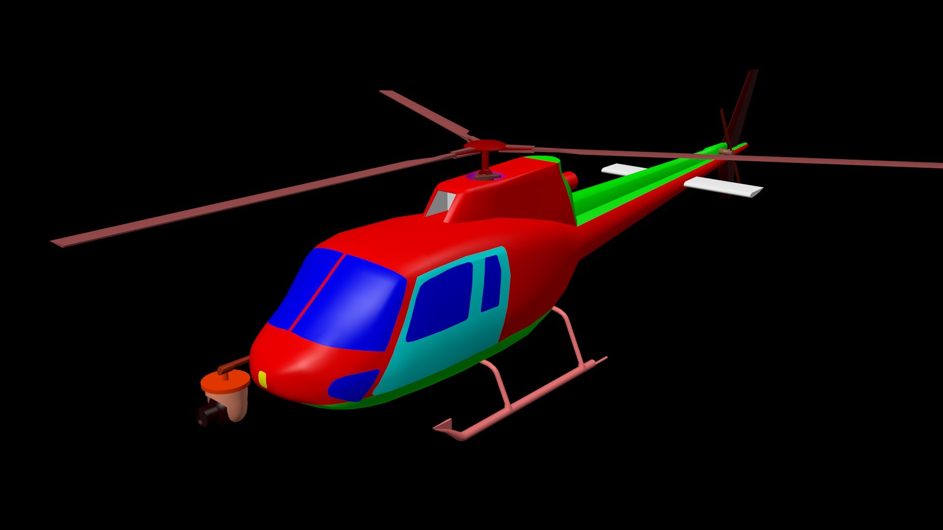 AS350-HELICOPTER 3D Model - TurboSquid 2080790