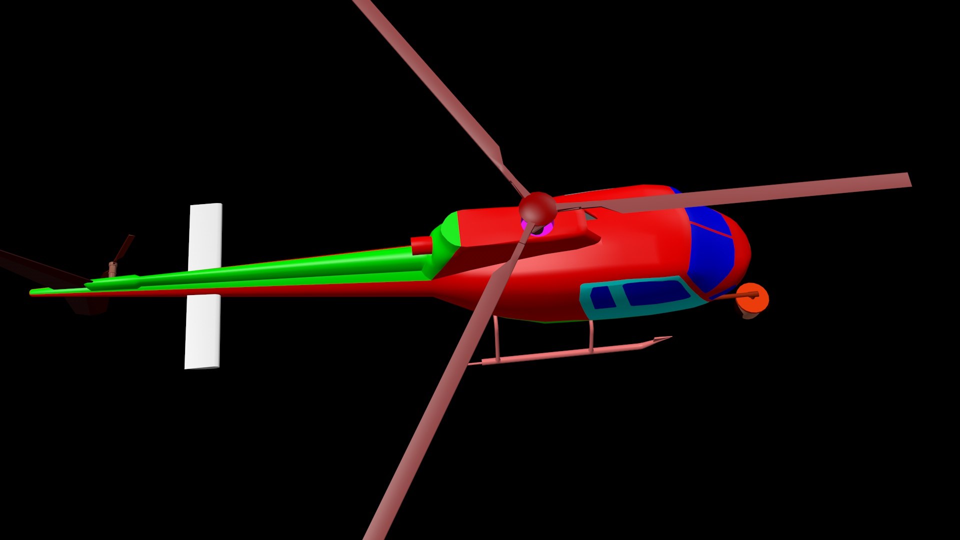 AS350-HELICOPTER 3D Model - TurboSquid 2080790