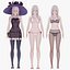 Clothing Collection 003 - Rig - UE5 - Unity - Blender - Animated ...