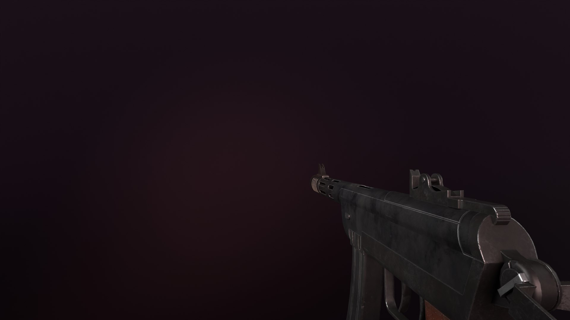 Sergeev Submachine Gun Model - TurboSquid 1983658