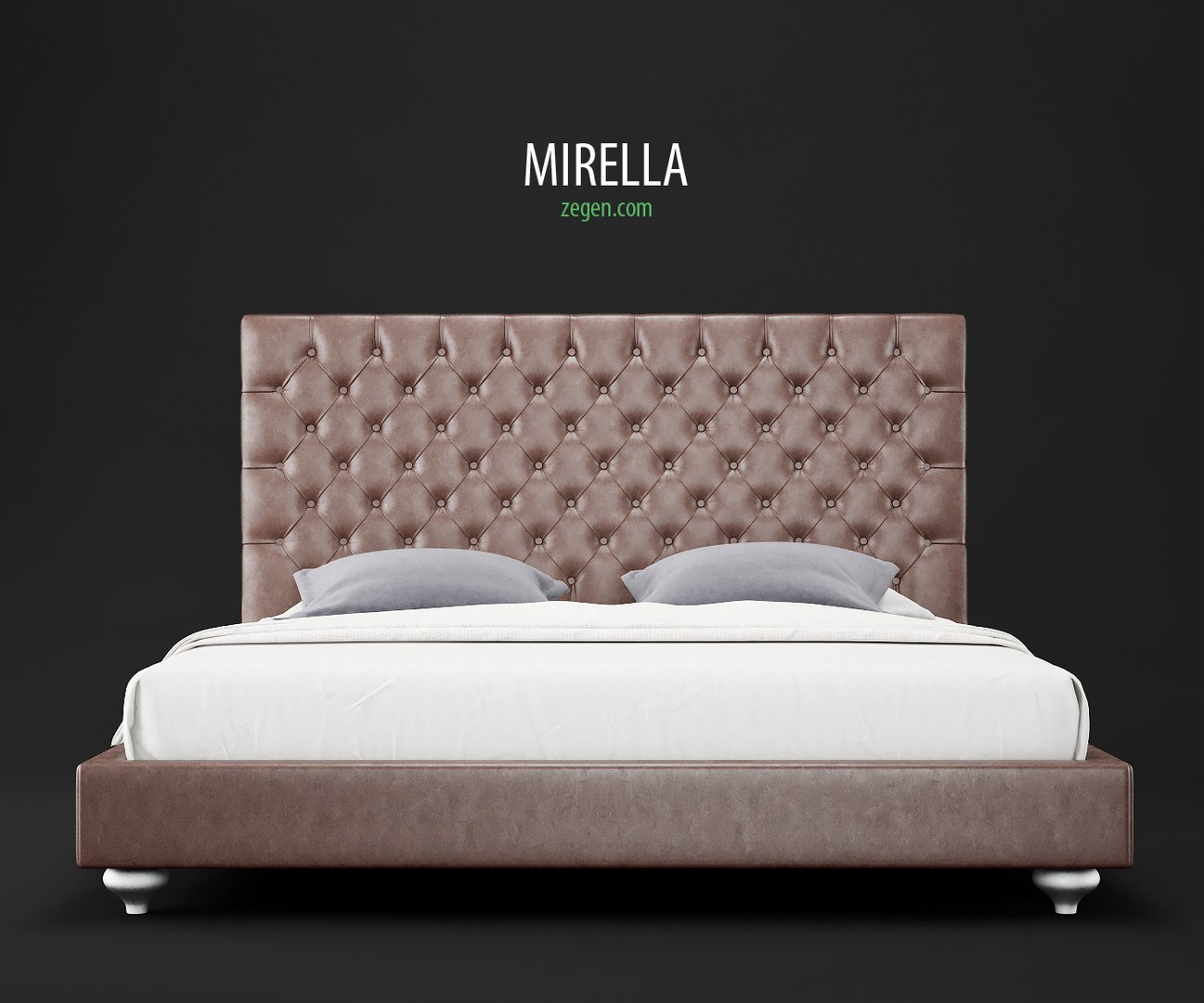 Bed Mirella 3d Model