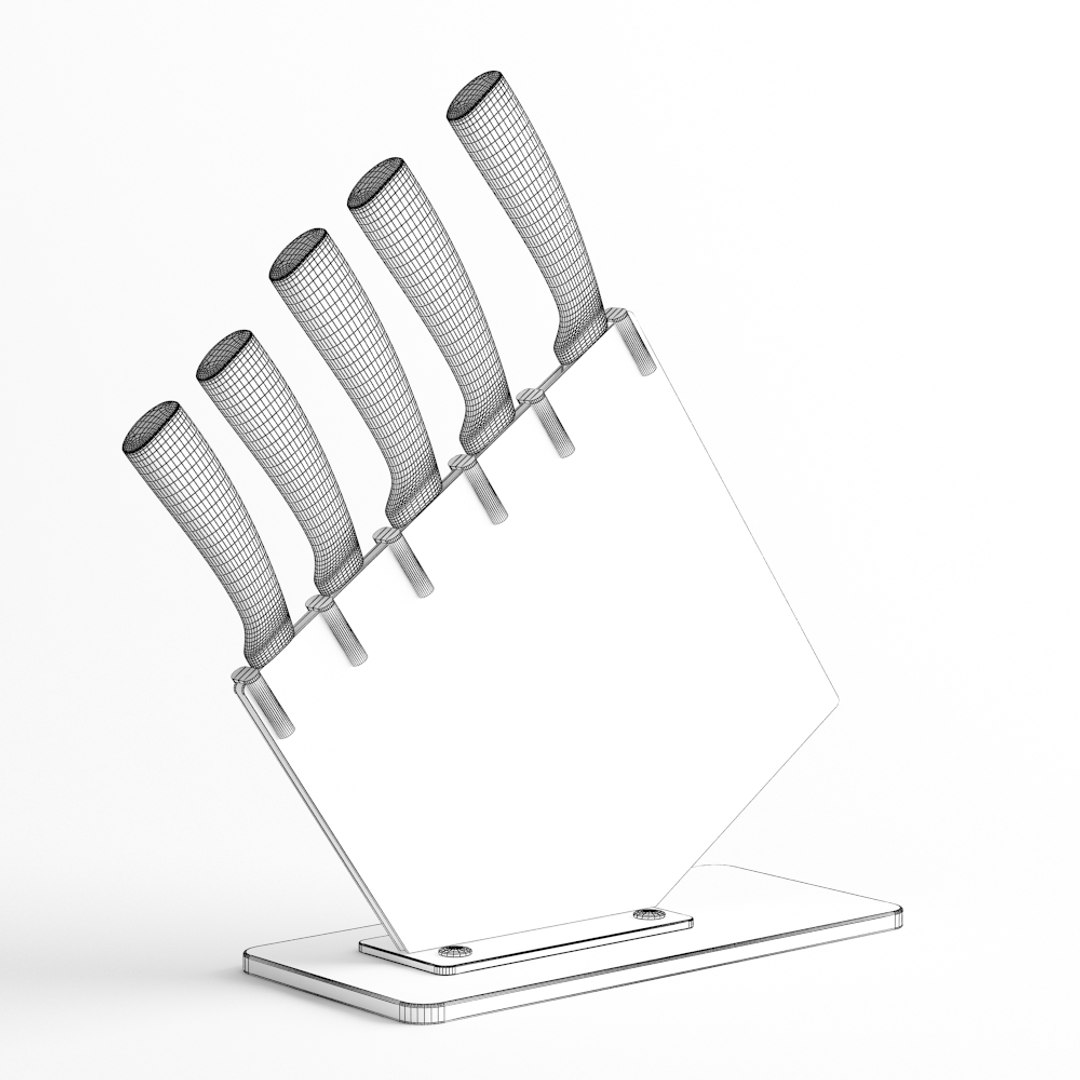 Knife Stand 3d Model