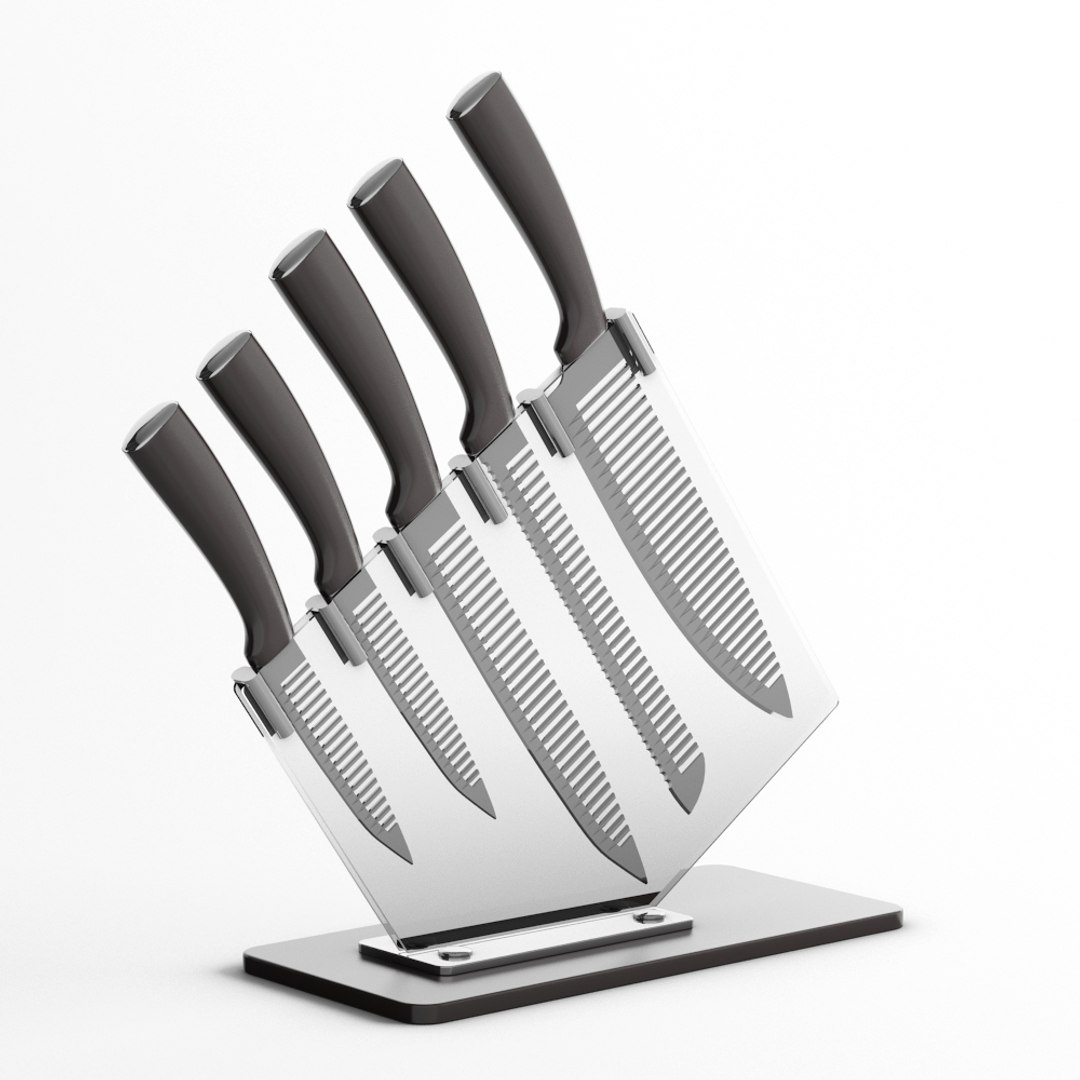 knife stand 3d model