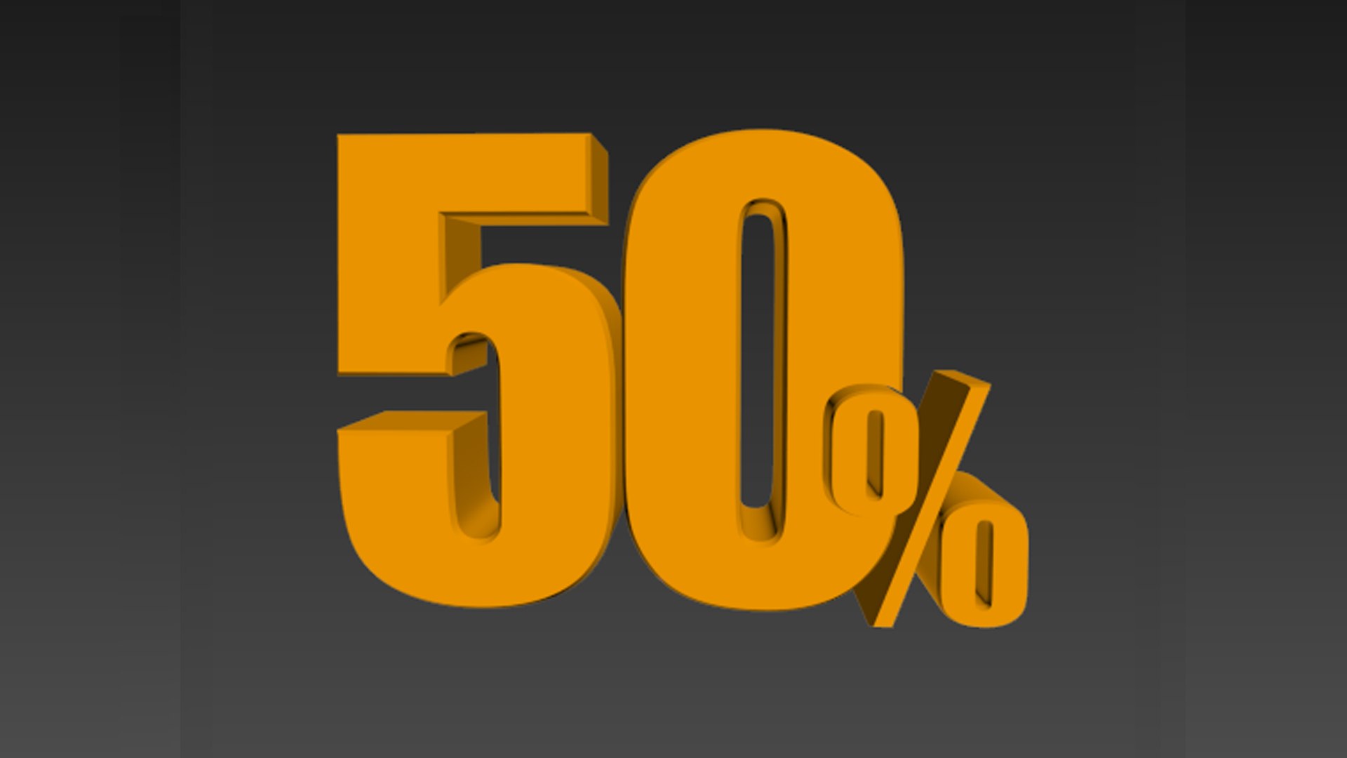 50 Percent 3D Model - TurboSquid 1819266