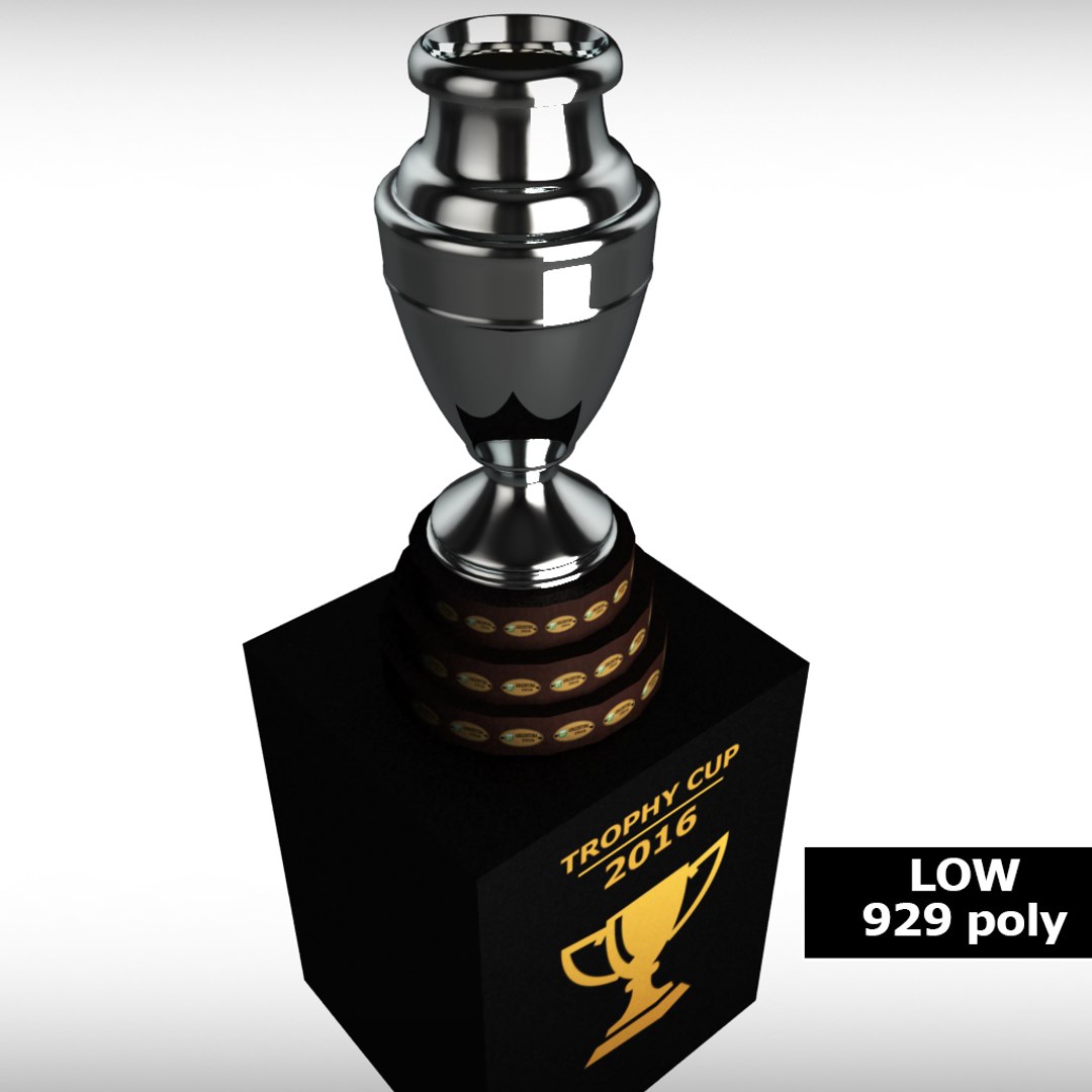 3d Copa America Cup Trophy Model
