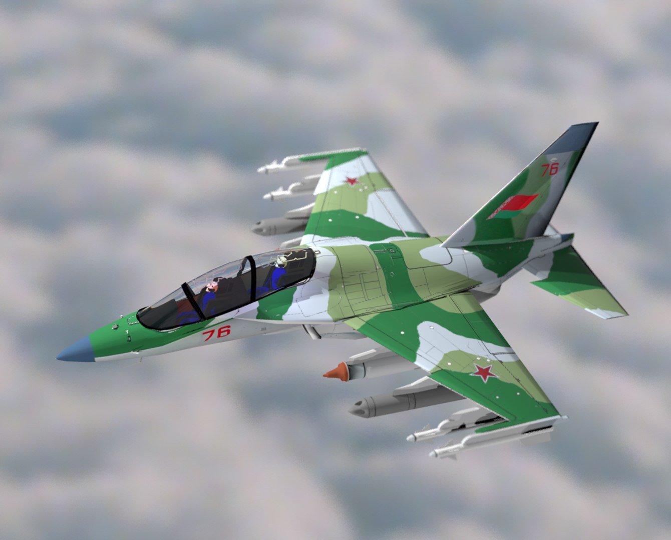 Yak-130 Jet Aircraft Fighter 3D Model - TurboSquid 1483187