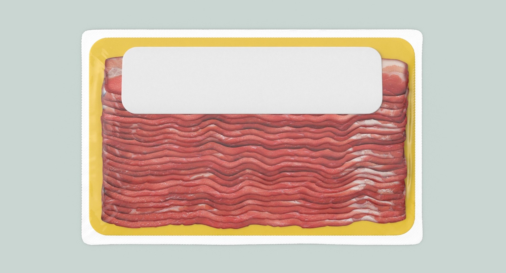 Packaged Bacon 3D - TurboSquid 1312695