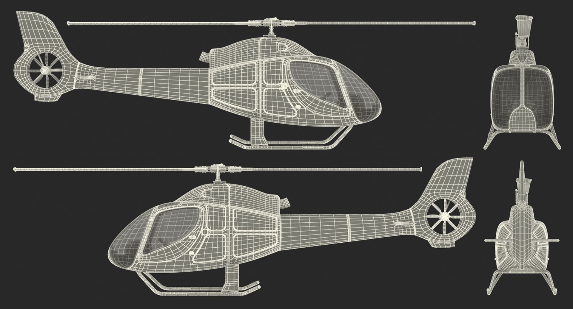 Helicopter Rt216 3D Model - TurboSquid 1157626