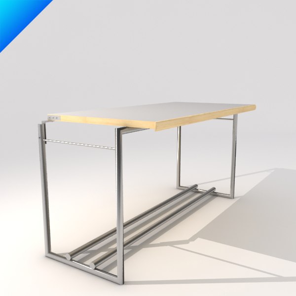 3d model menton table design classicon