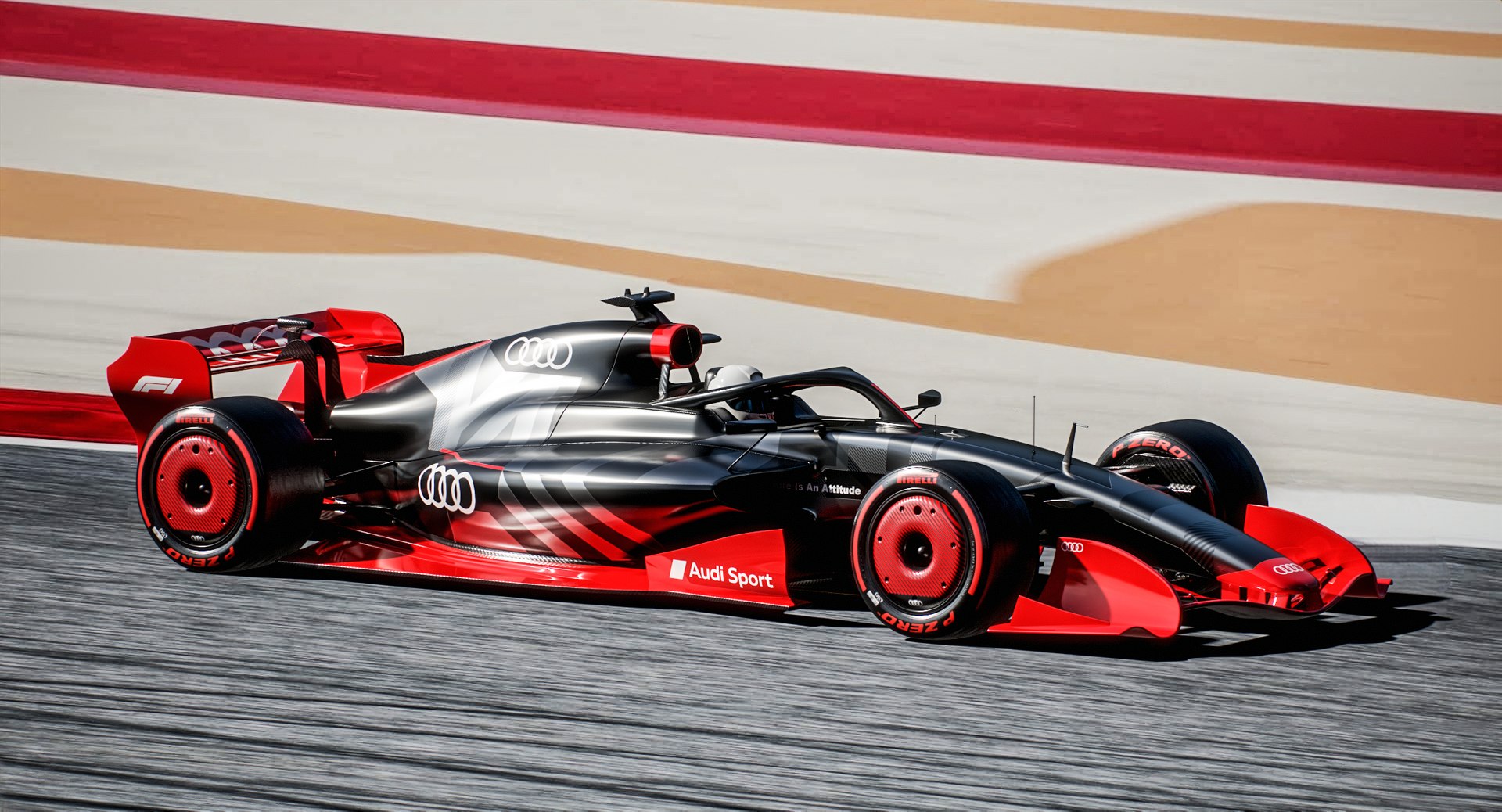 3D Model Formula 1 2026 F1 Audi Livery Concept - TurboSquid 2259664