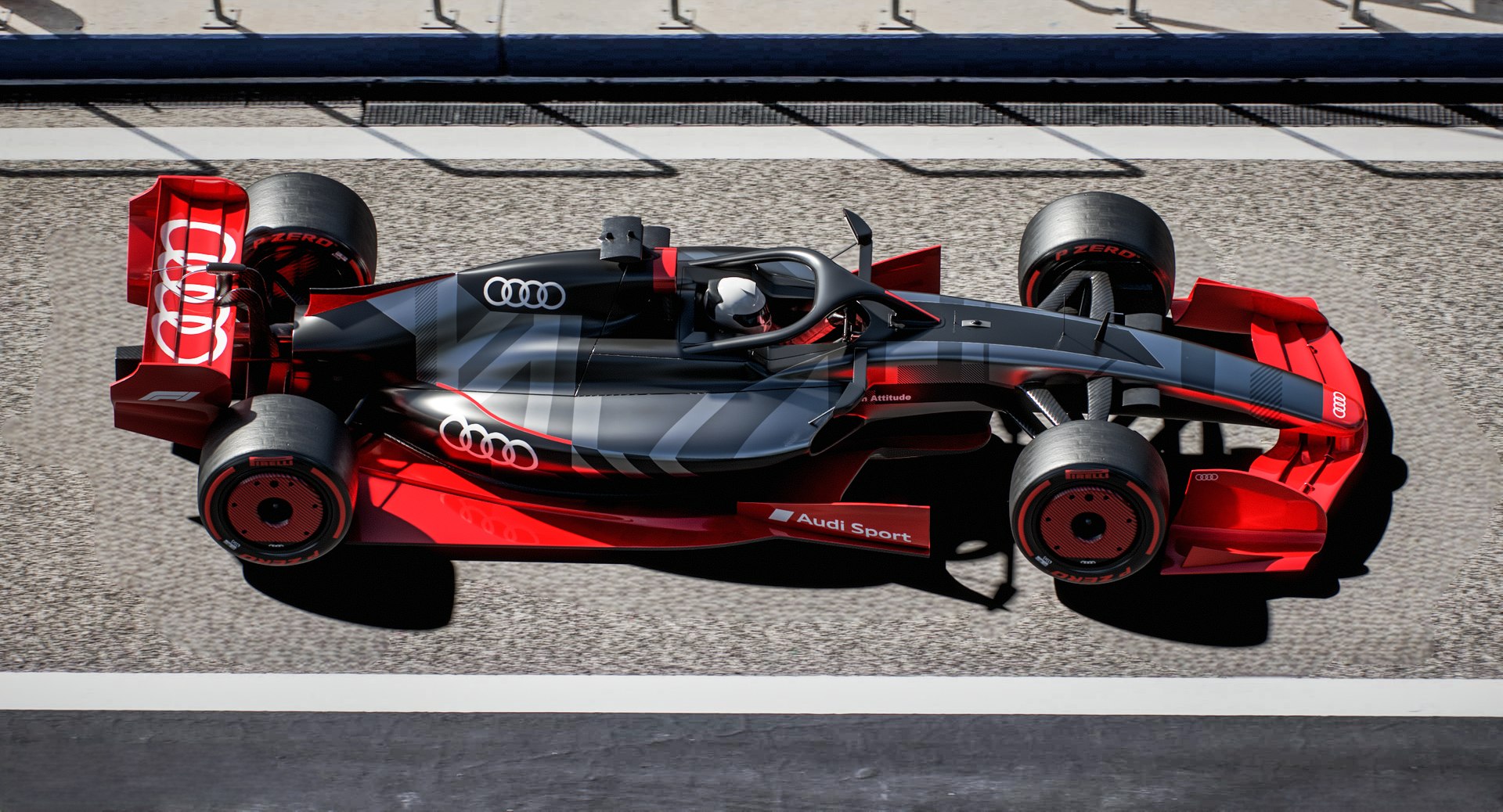 3D Model Formula 1 2026 F1 Audi Livery Concept - TurboSquid 2259664