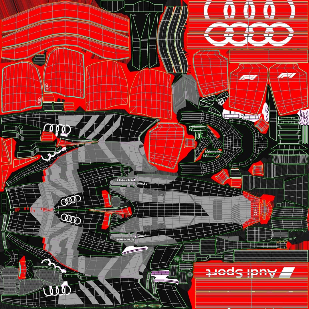 3D Model Formula 1 2026 F1 Audi Livery Concept - TurboSquid 2259664