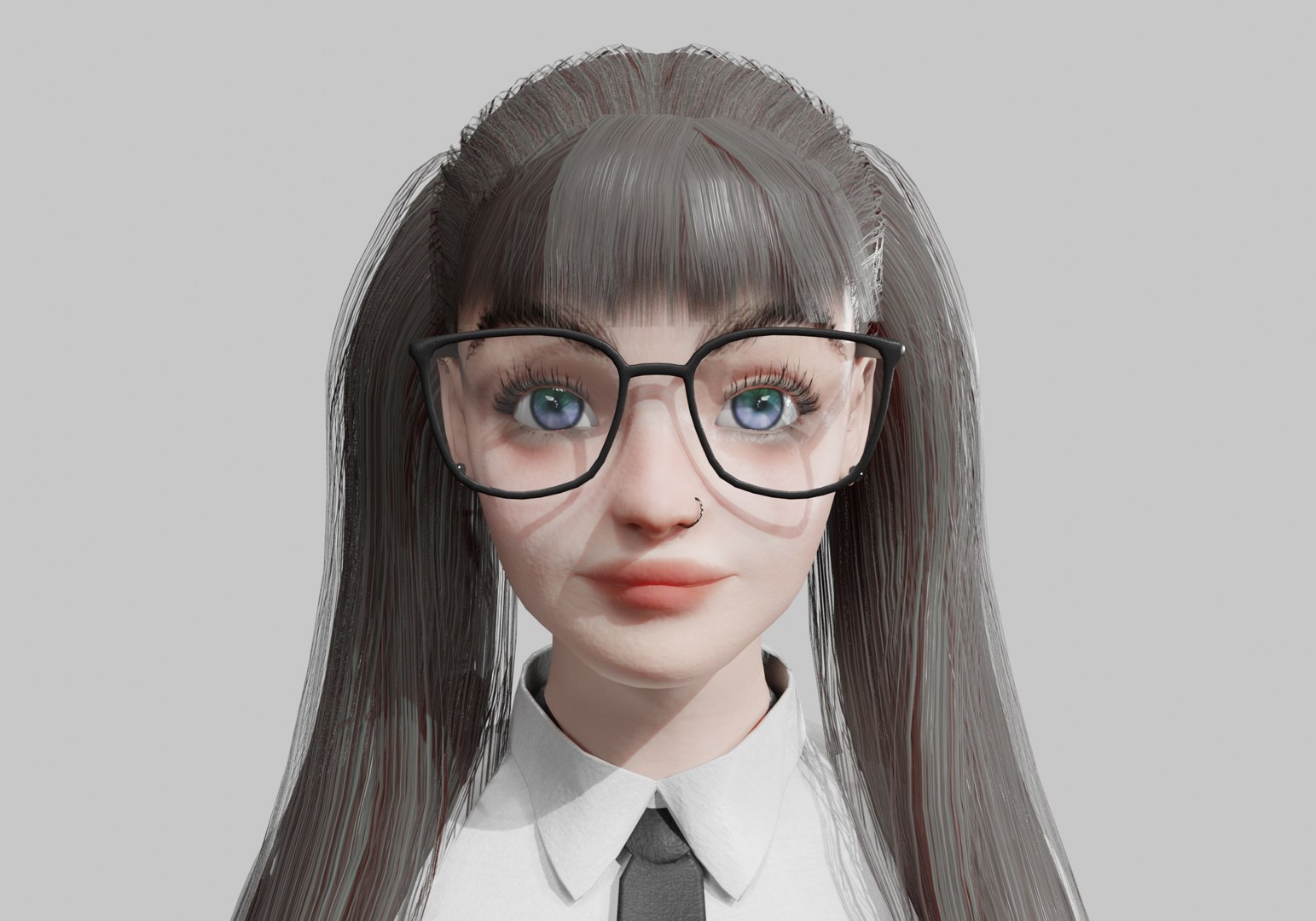 Beautiful School Woman V30057 3D Model - TurboSquid 2283696