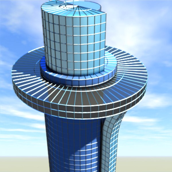 3d model modern skyscraper tower office building