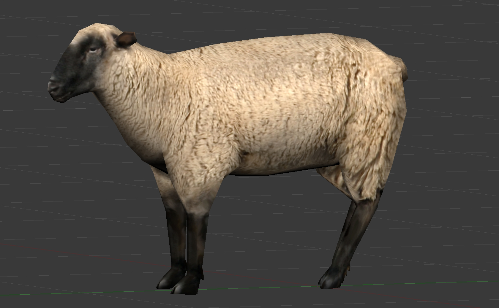 ready sheep set animations 3d fbx