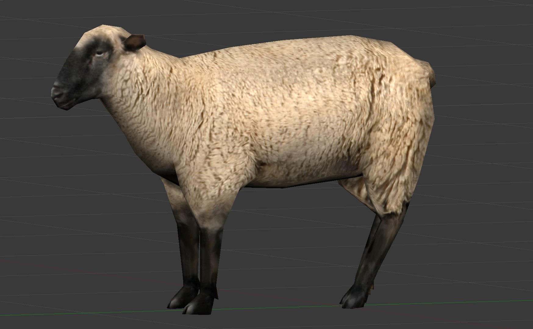 Ready Sheep Set Animations 3d Fbx