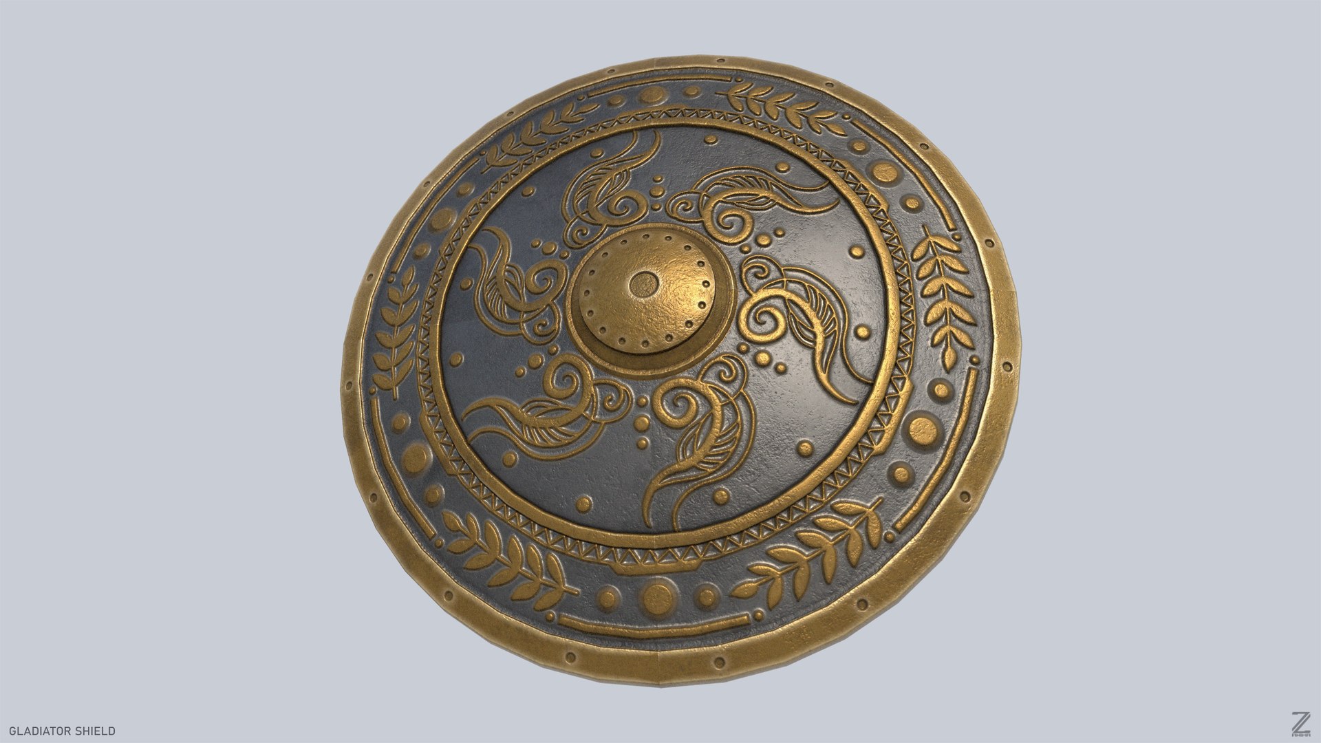 Gladiator Shield Collection 3D Model - TurboSquid 2238664