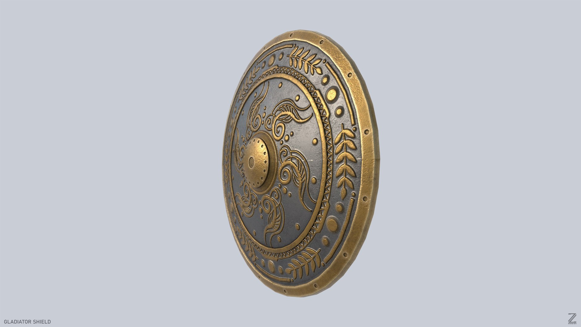 Gladiator Shield Collection 3D Model - TurboSquid 2238664