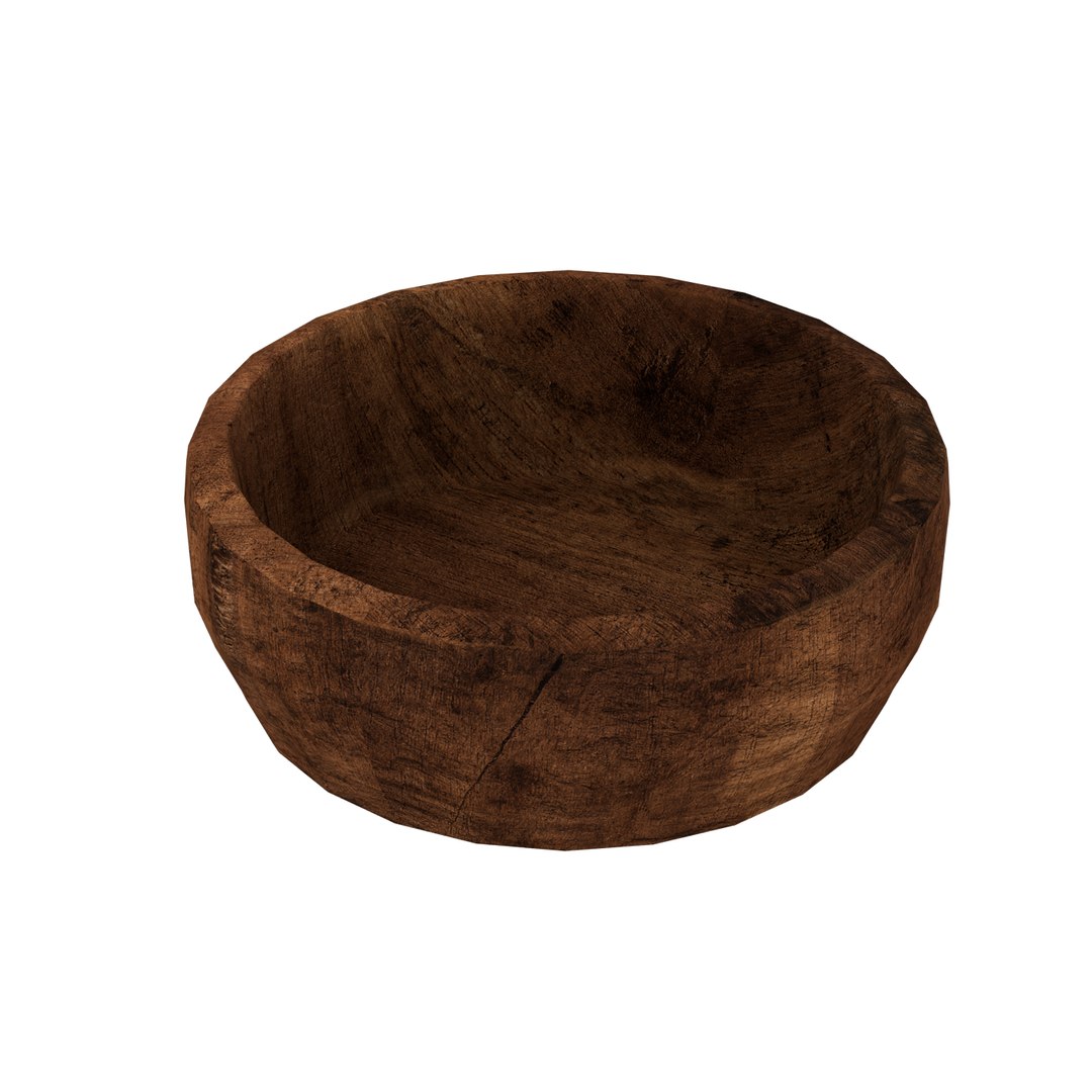 3D wood bowl model - TurboSquid 1475298