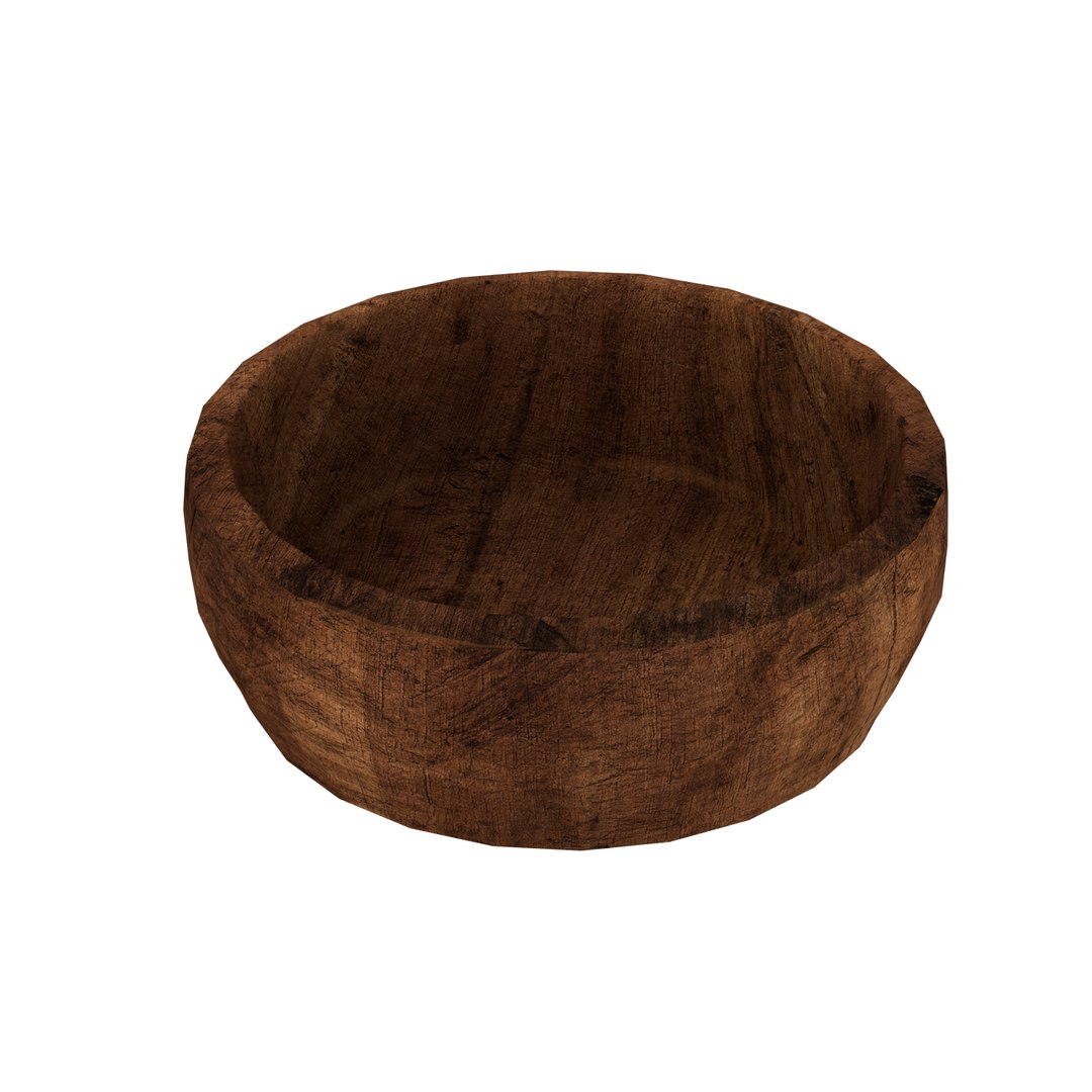 3D wood bowl model - TurboSquid 1475298