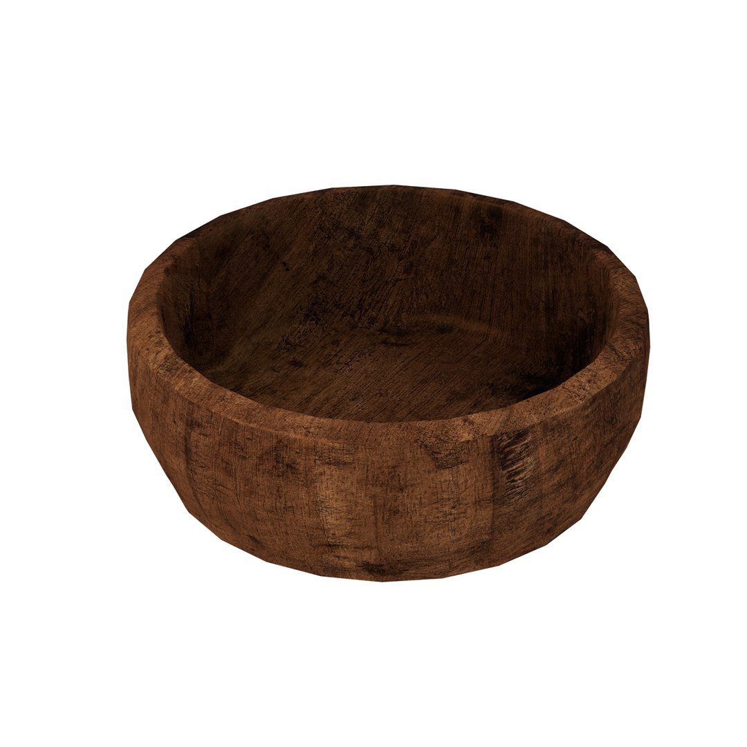 3D wood bowl model - TurboSquid 1475298