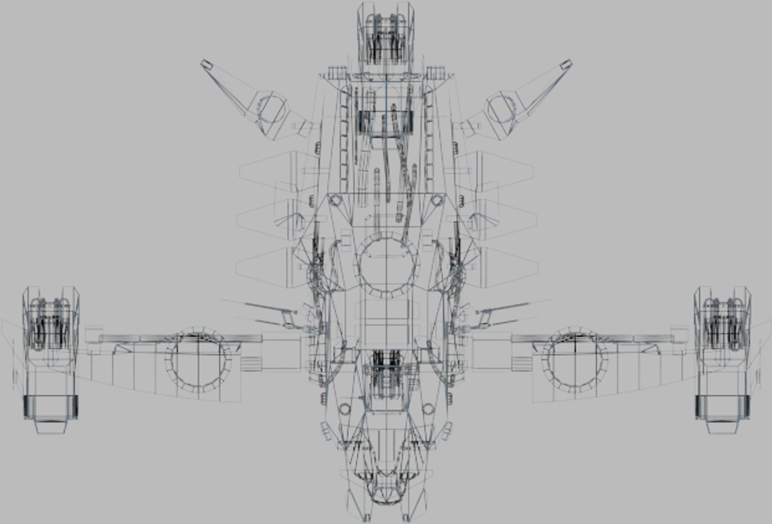Heavy Fighter 3d Model