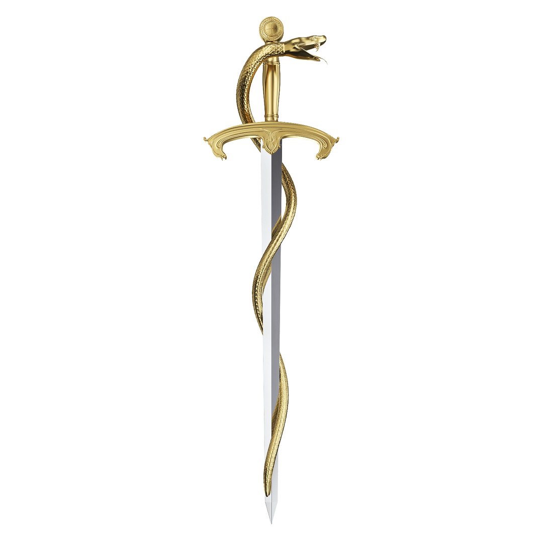 3d Model Sword Snake