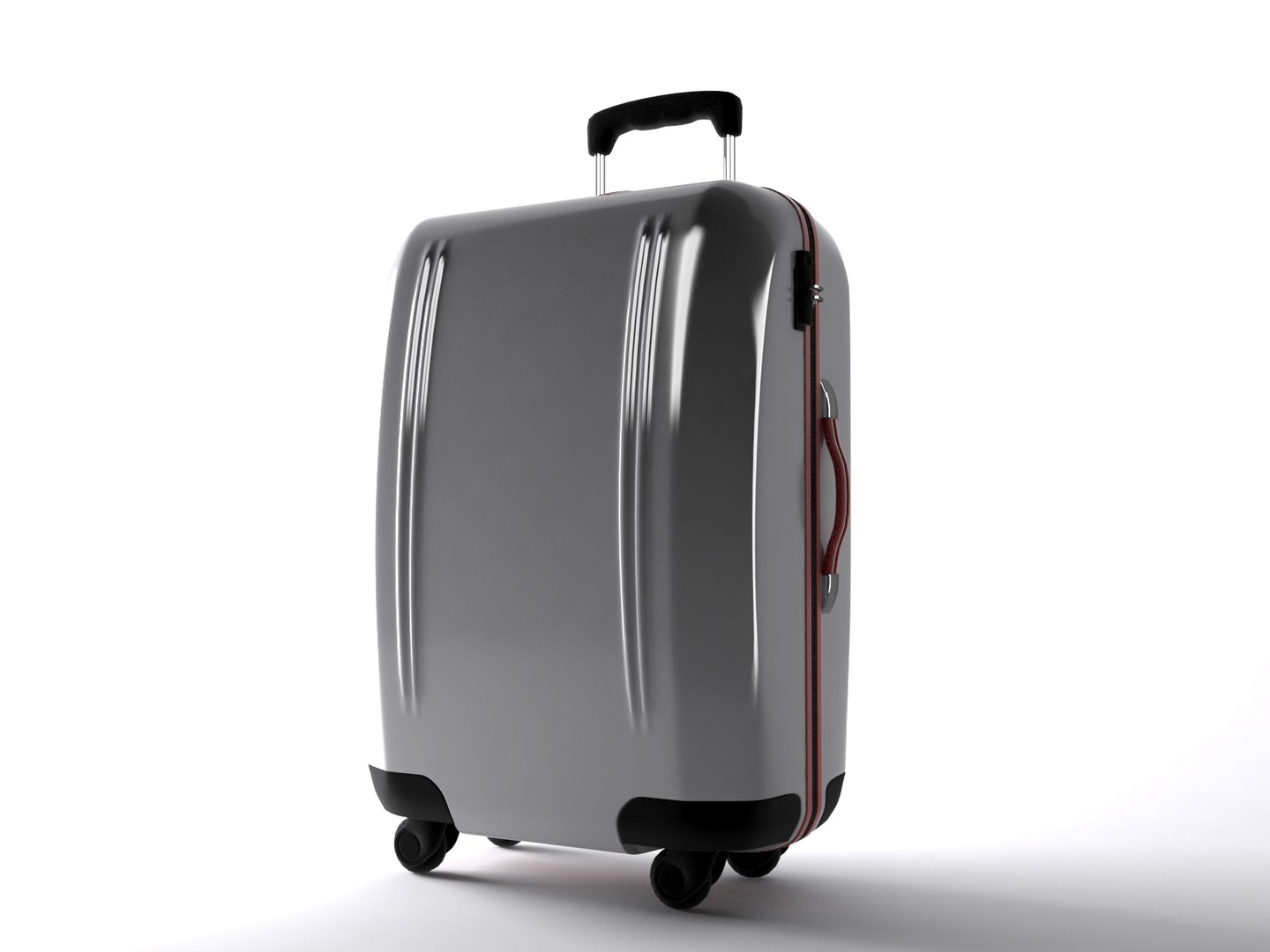 3d travel bag case model
