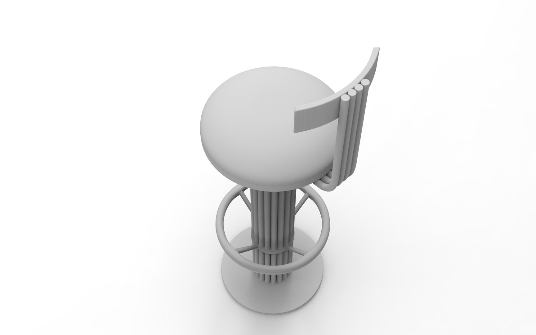 3D Model Pops Bar Chair - TurboSquid 2014213