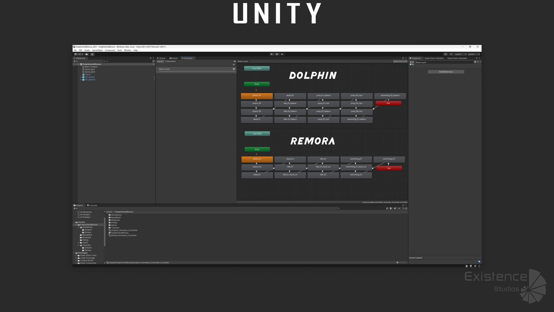 Dolphin And Remora - Realistic 3D Model - Animated Marine Monster - 62 3D Model - TurboSquid 2380857