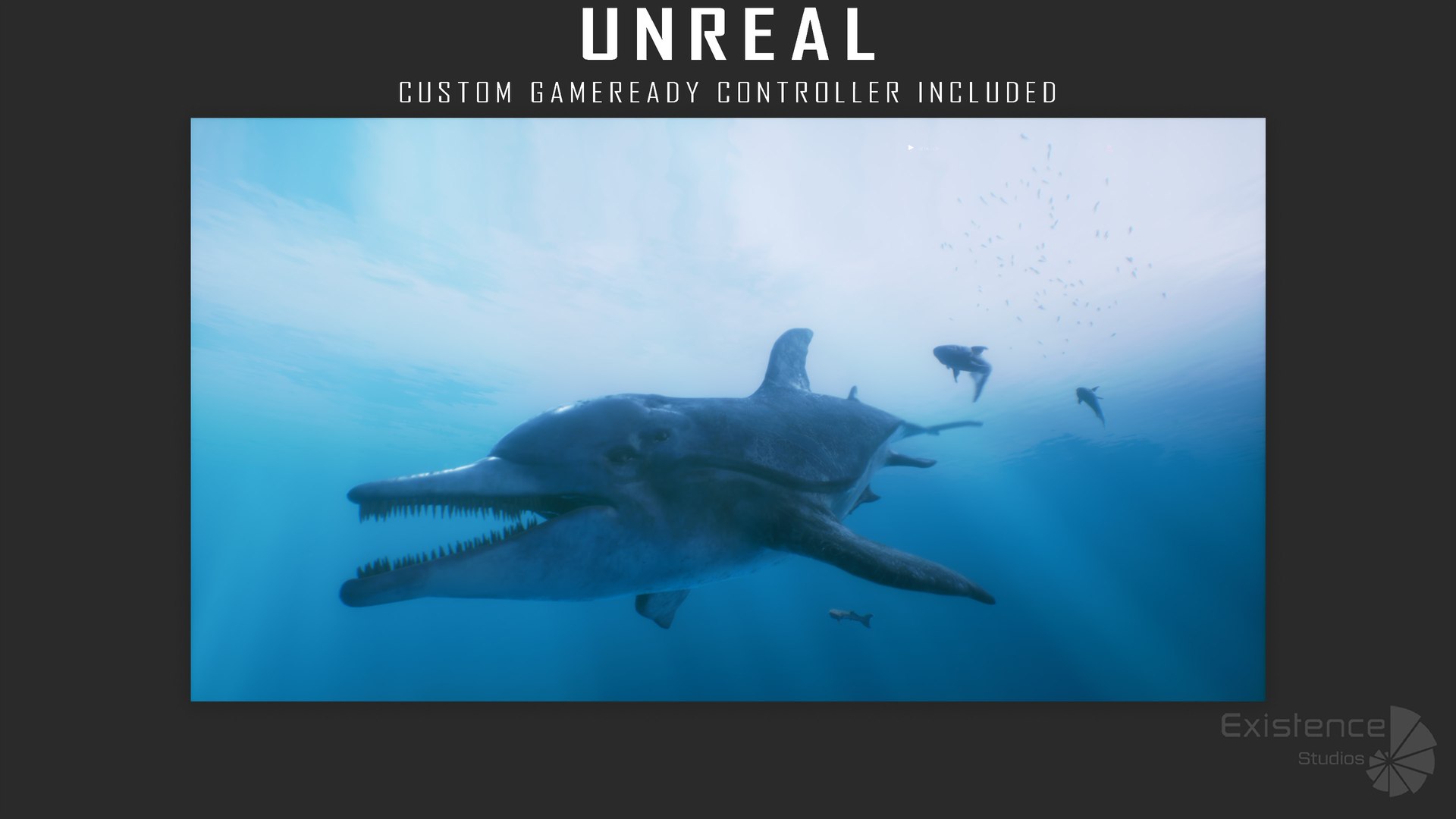 Dolphin And Remora - Realistic 3D Model - Animated Marine Monster - 62 ...