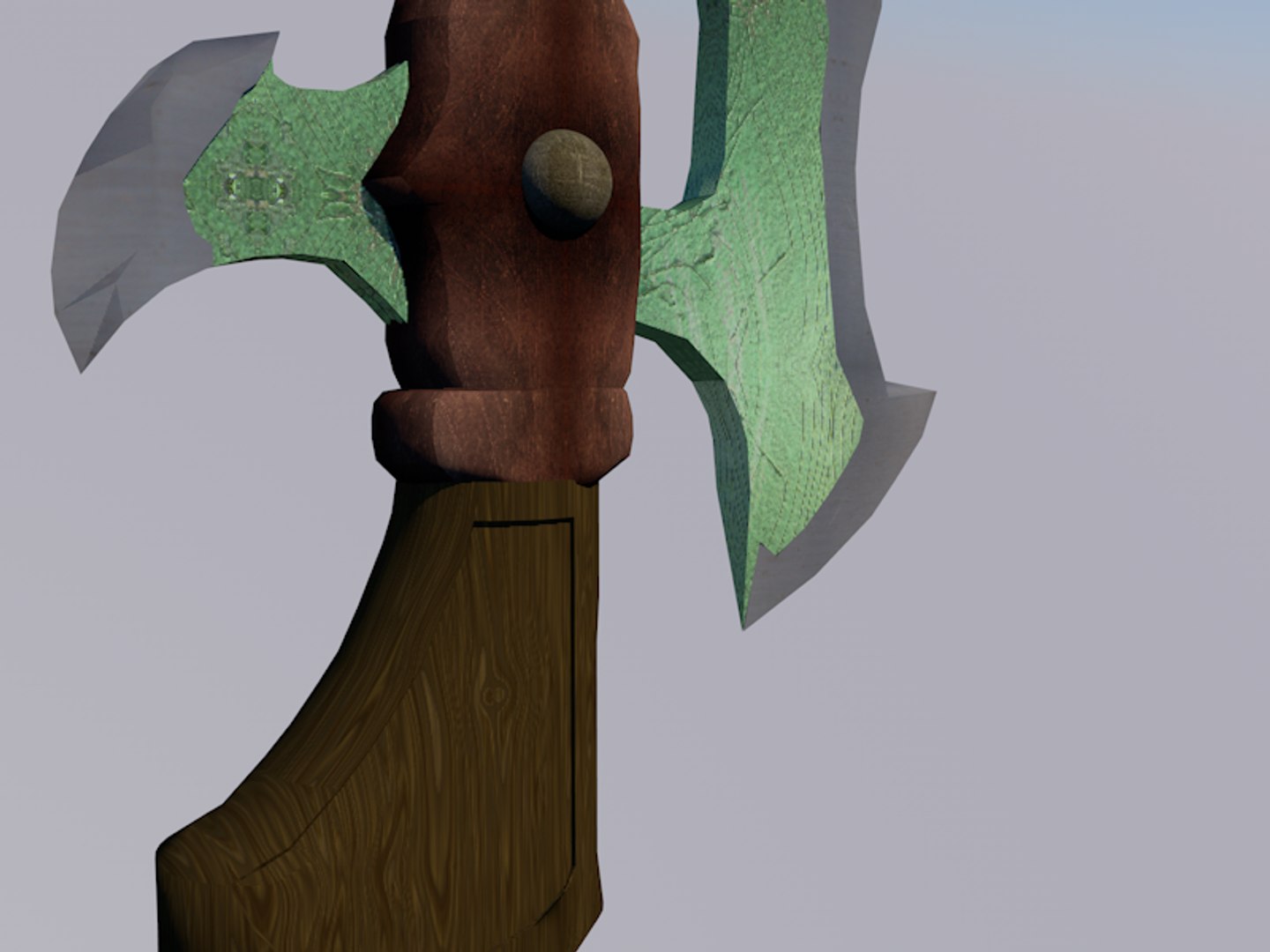 Free 3ds Model Orcish Axe
