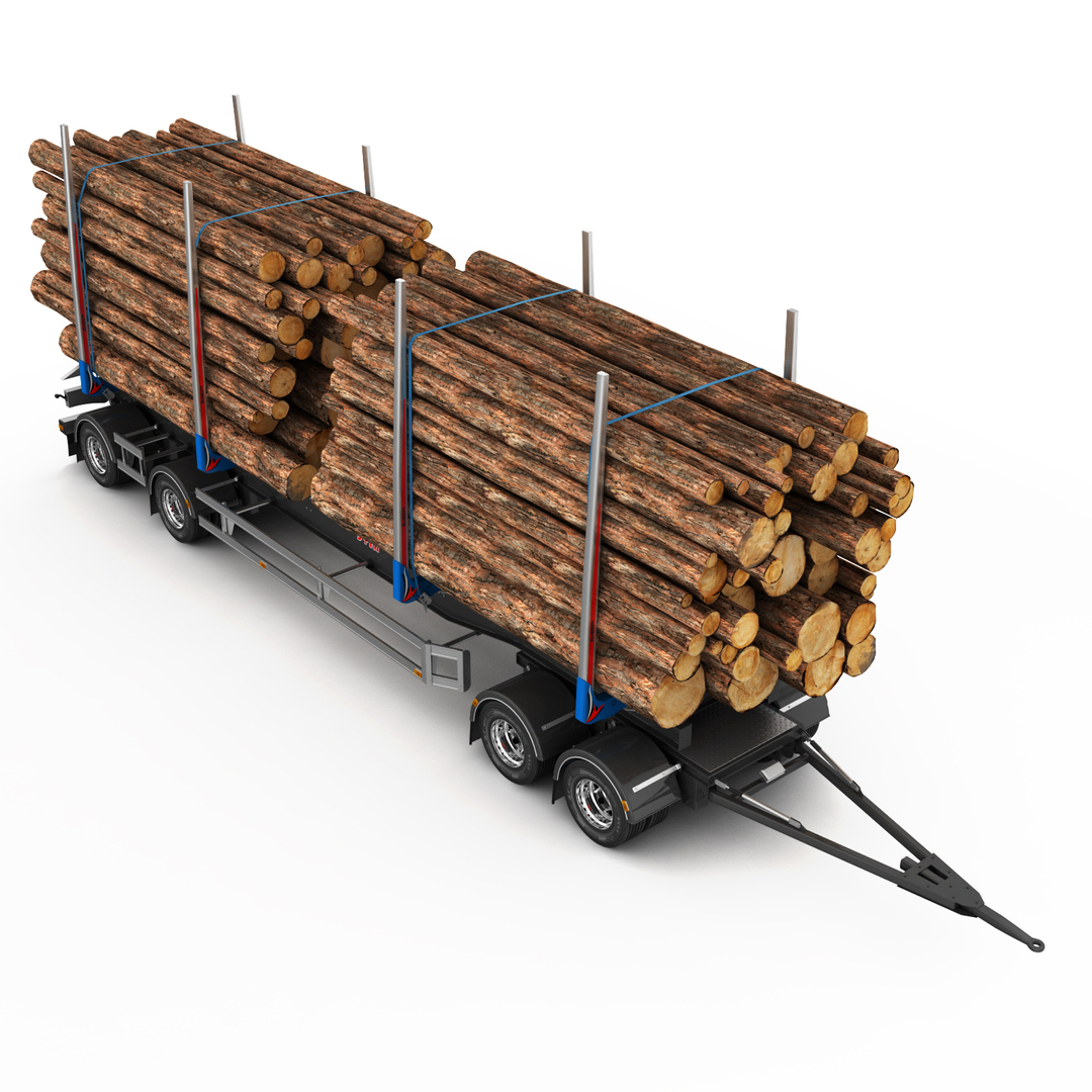 max fh timber trailer truck