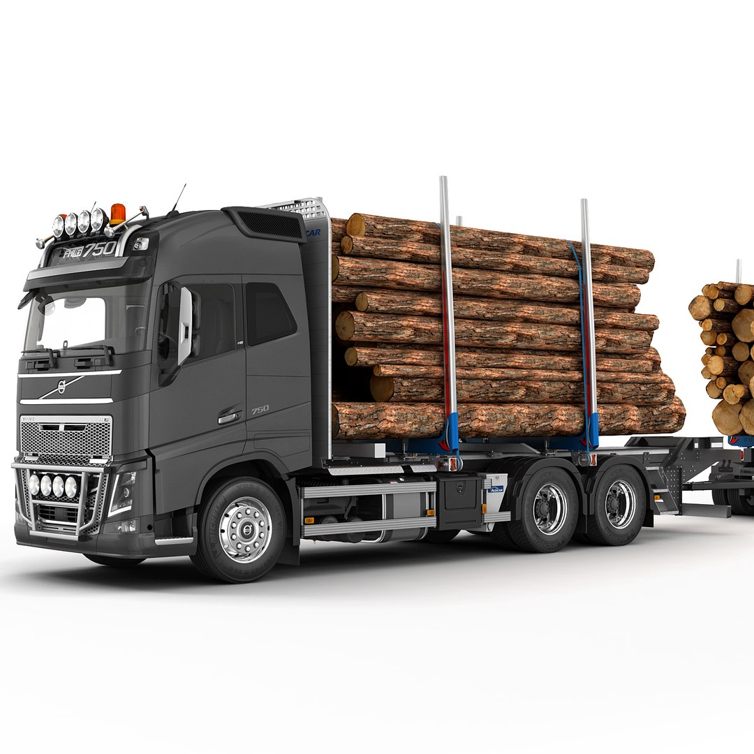 Max Fh Timber Trailer Truck