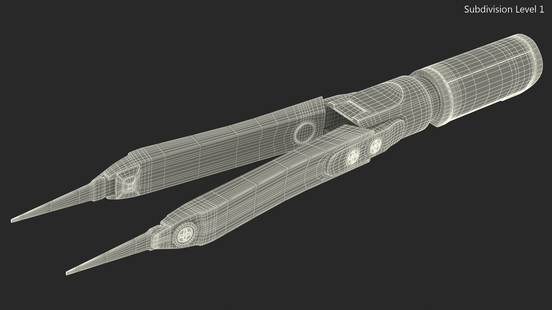 3D Antistatic Discharge Testing Tweezers Model - TurboSquid 2406245