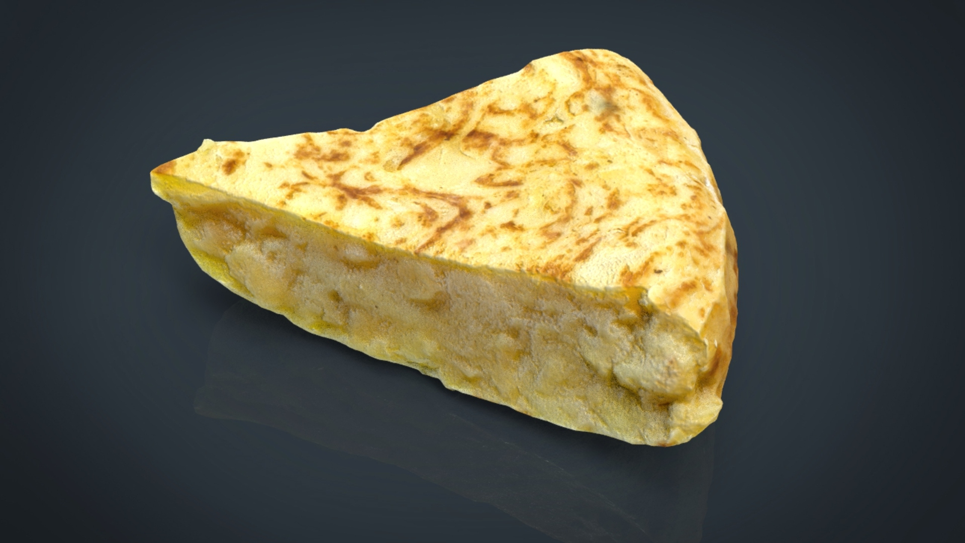 3d Spanish Omelette Model