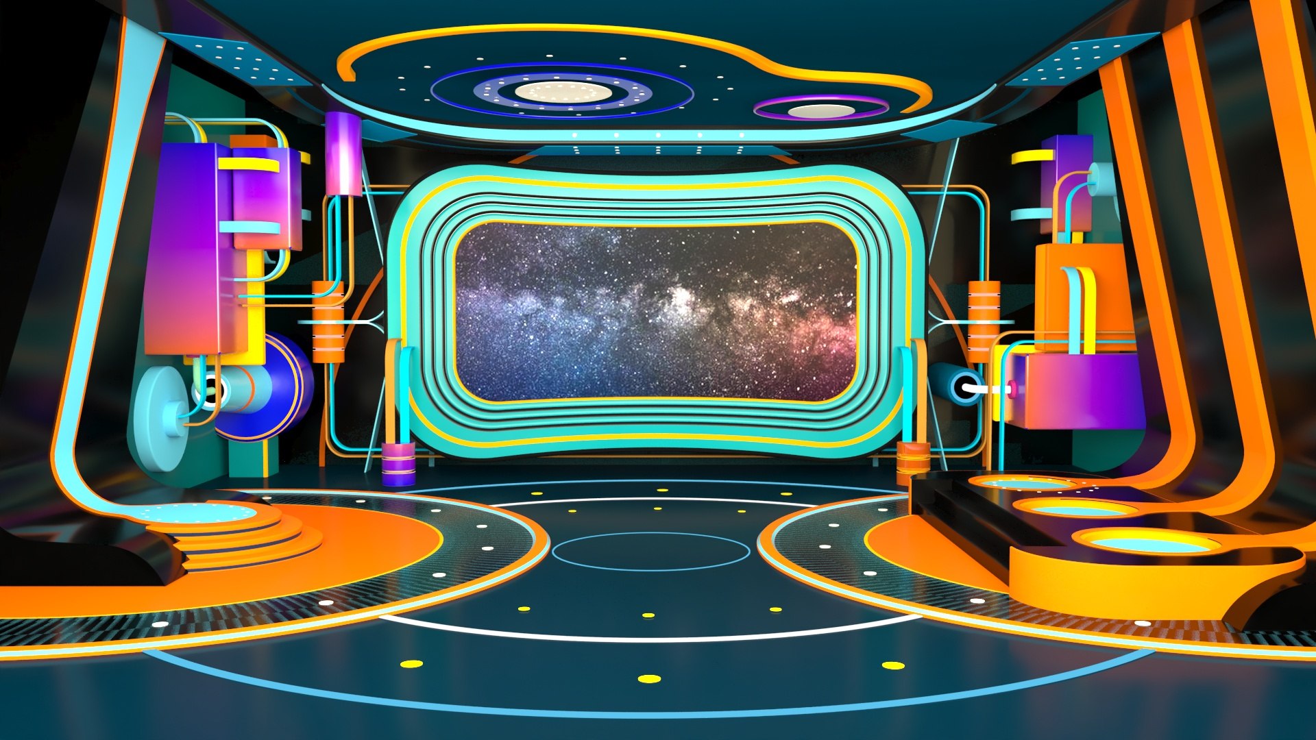 3D Model 3D Child Music Tv Studio Competition Design - TurboSquid 1864099