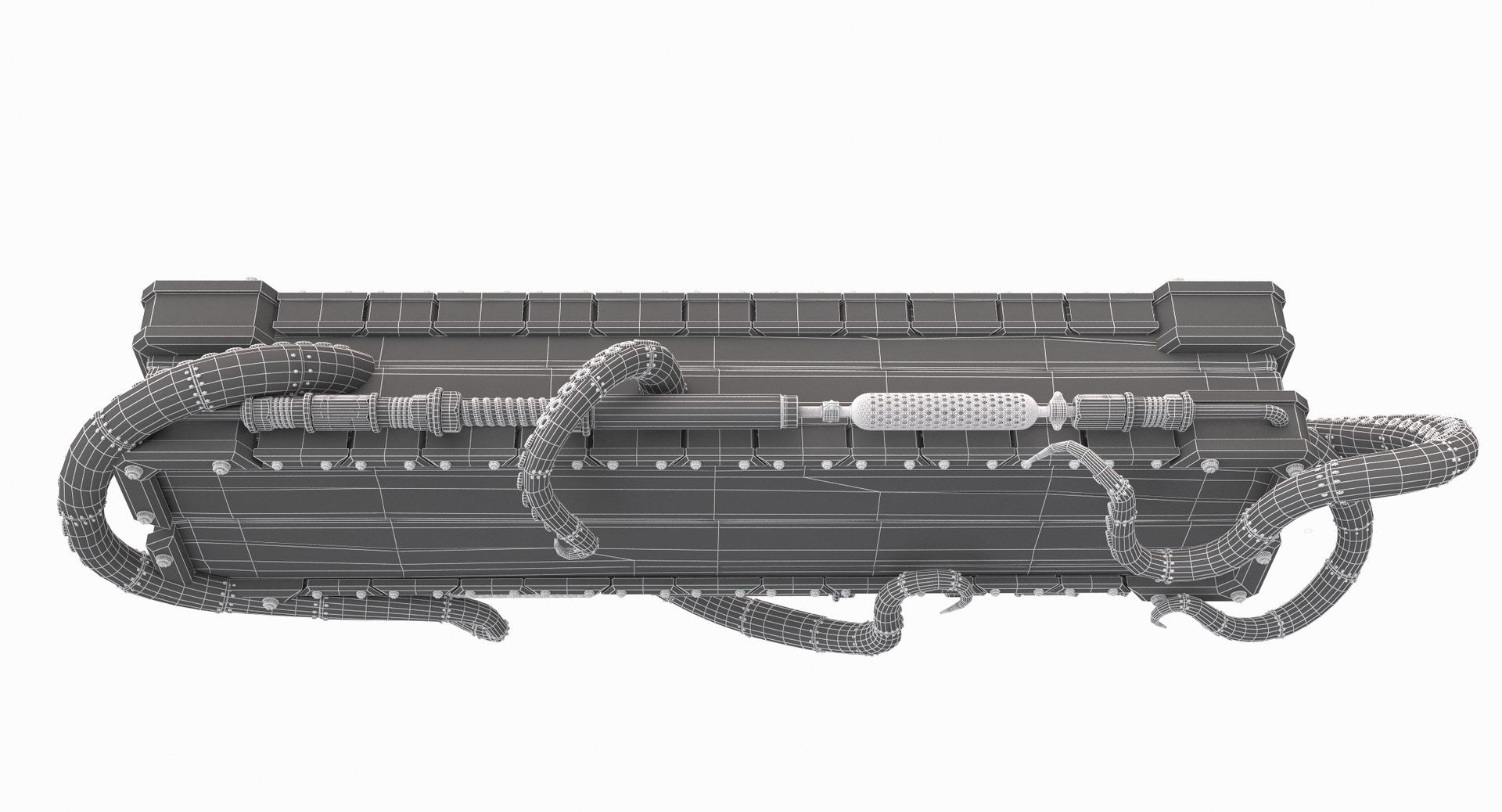 3d Model Steampunk Frame V2