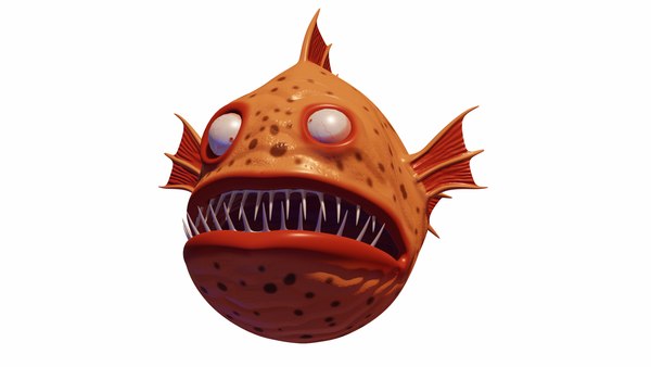 creepy fish 3D 모델 - TurboSquid 1957106