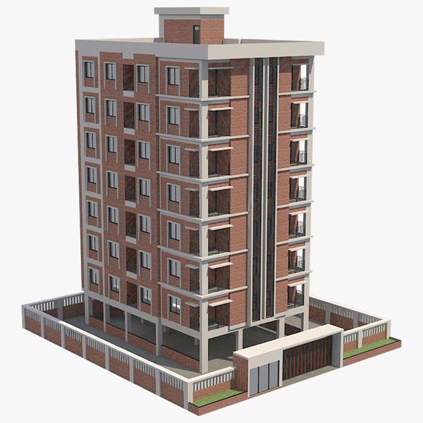 modelo 3d Edificio de apartamentos_40 - TurboSquid 1423134