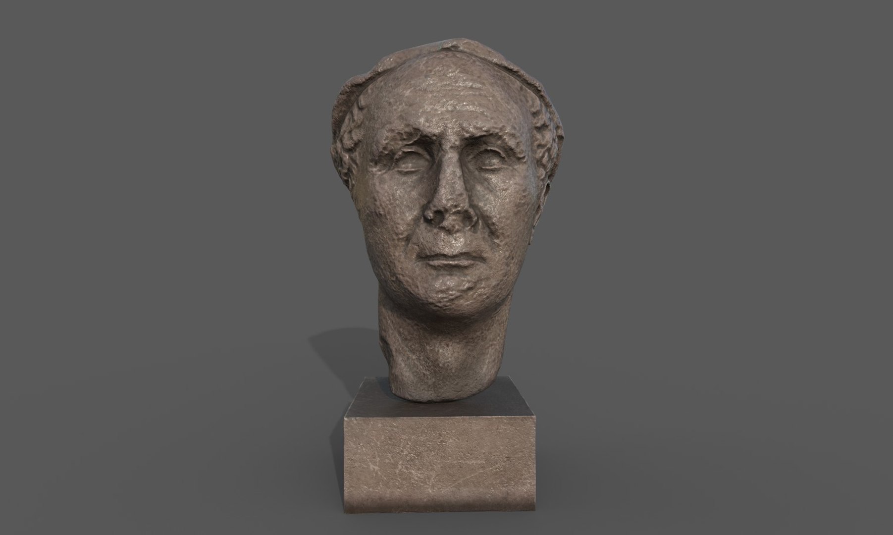 Male Head Sculpture 3D - TurboSquid 1822287