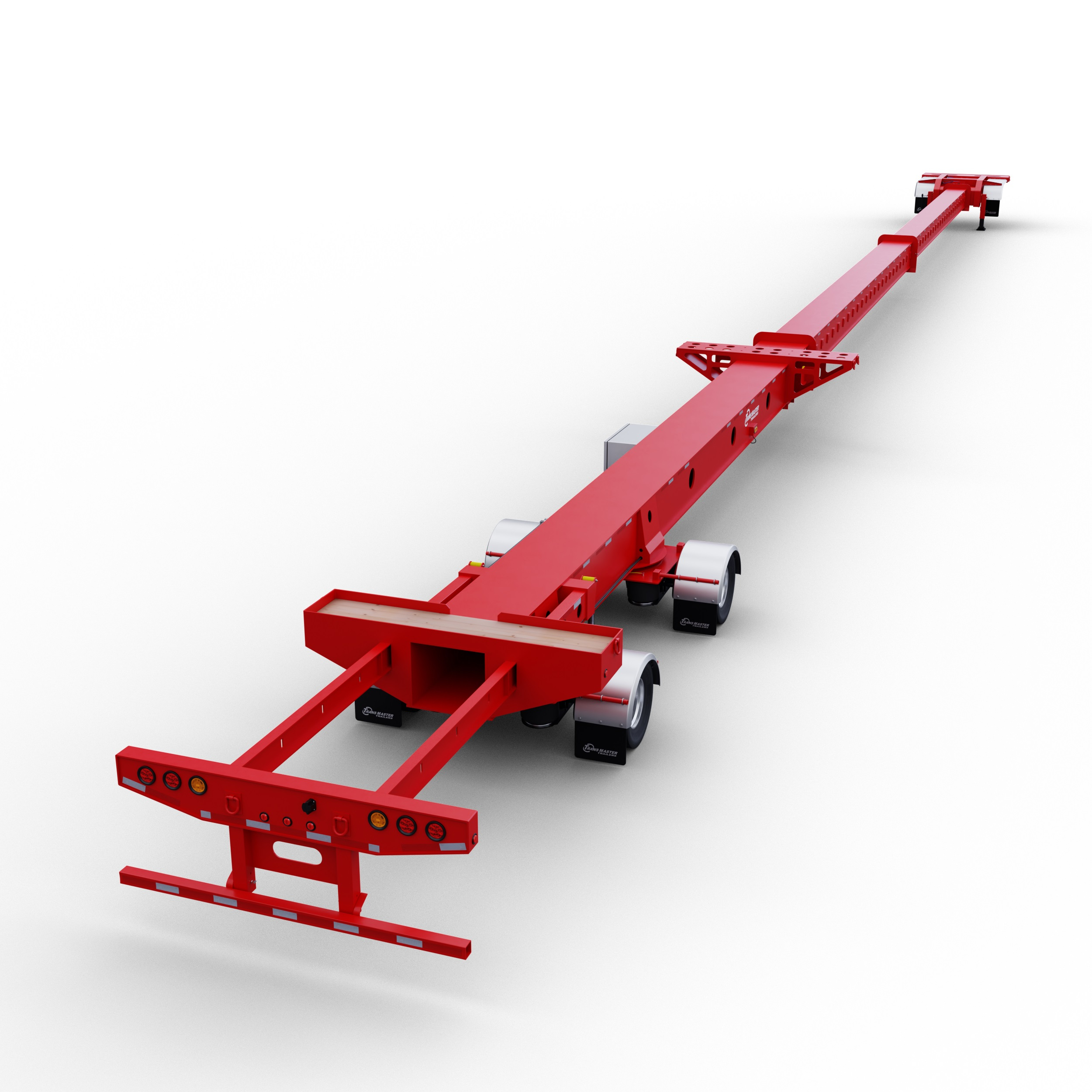 TransMaster 20T Windmill Blade Trailer 3D - TurboSquid 1723911