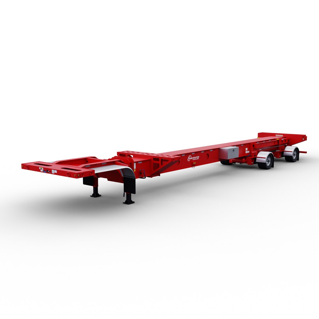 TransMaster 20T Windmill Blade Trailer 3D - TurboSquid 1723911