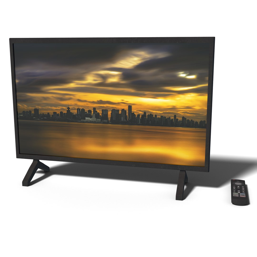 3D Model TV With Remote - TurboSquid 2090731